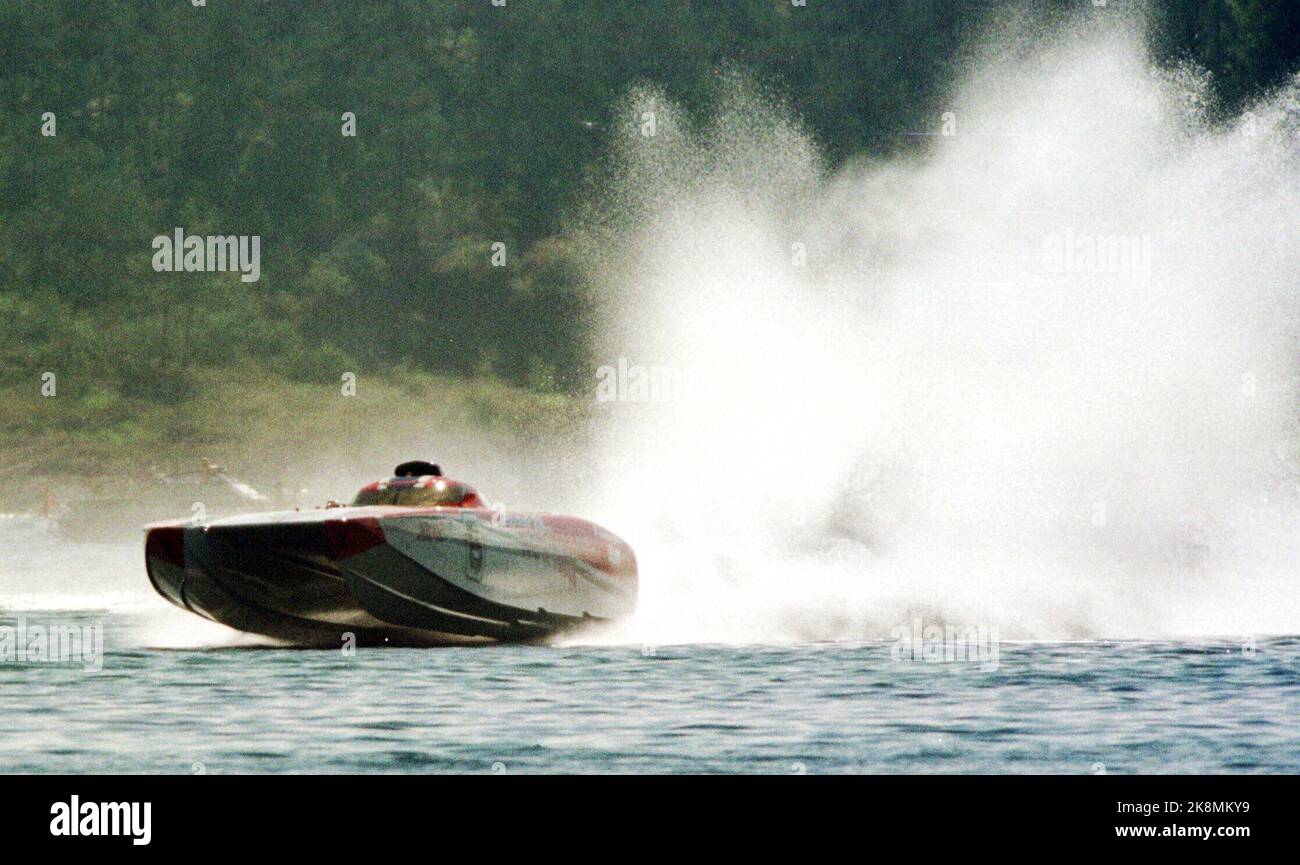 Oslo 19970803: Kjell Inge Røkke was able to win the Oslo Gold Cup today ...