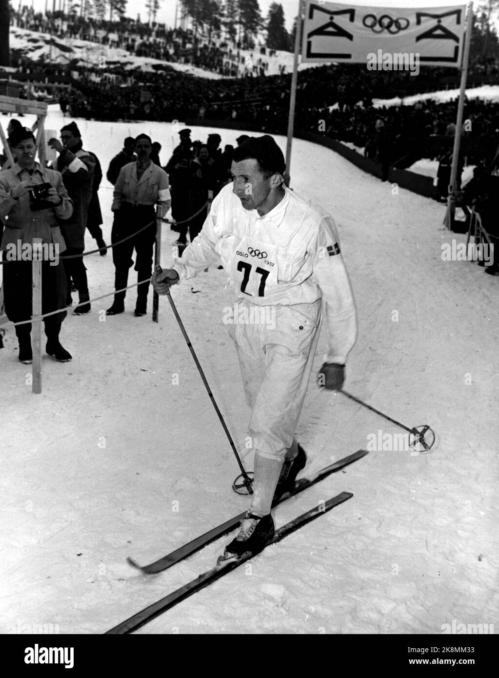 Oslo olympics in 1952 olympic winter games in oslo hi-res stock ...