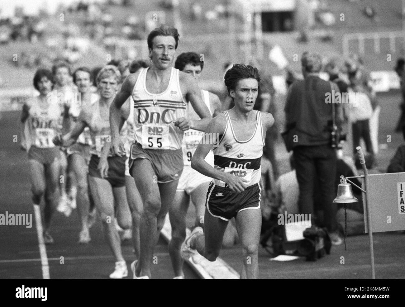Oslo August 23, 1983. Bislett Games. Roy Andersen won 3000 meters at ...