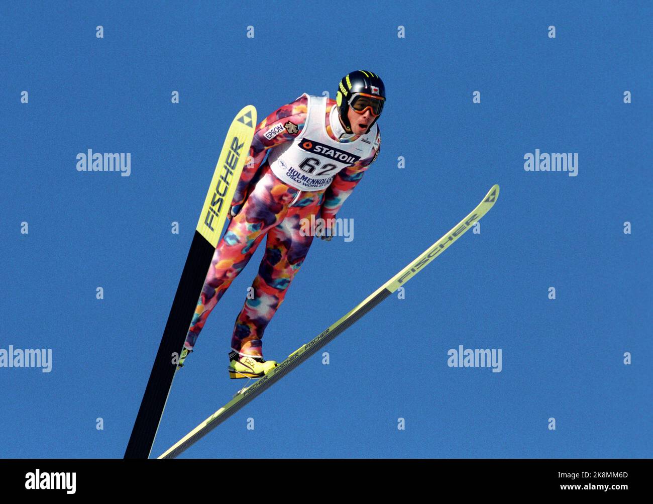 Oslo January 16, 1994. Kono Takanori in Holmenkollen. Photo; Gunnar ...