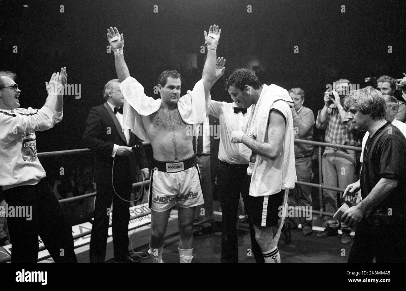 Hans due happiness disappointment victory corner contrast hi-res stock ...