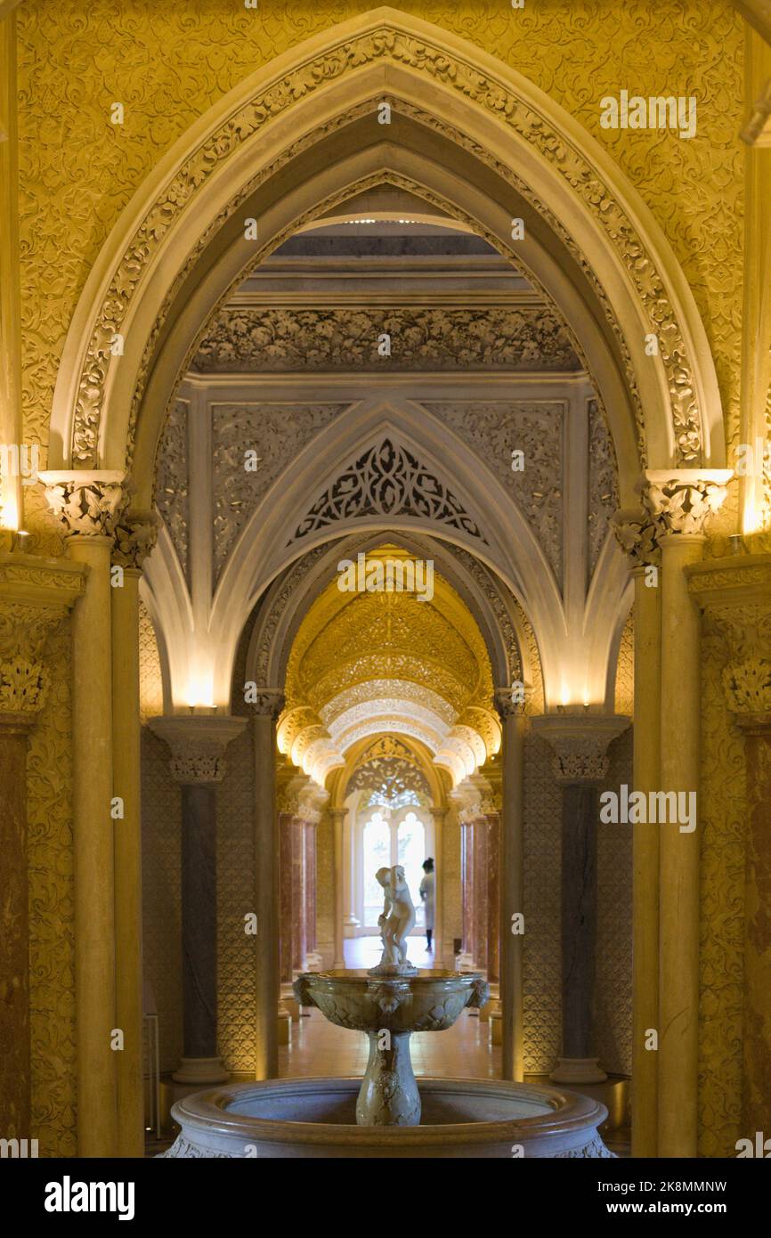 Portugal, Sintra, Palace of Monserrate Stock Photo - Alamy
