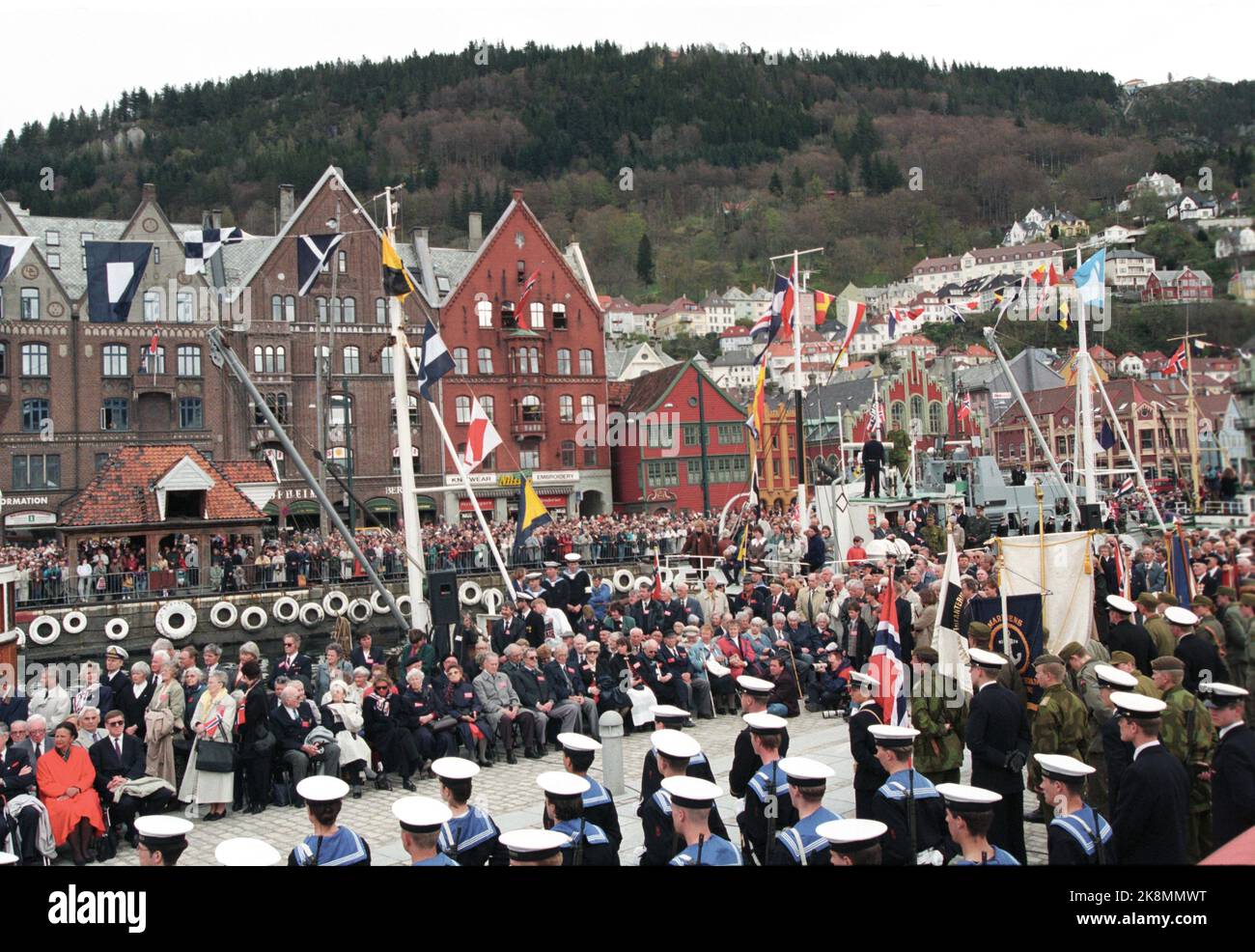 Bergen 199508. The liberation anniversary, - 50 years since the liberation after World War II ...