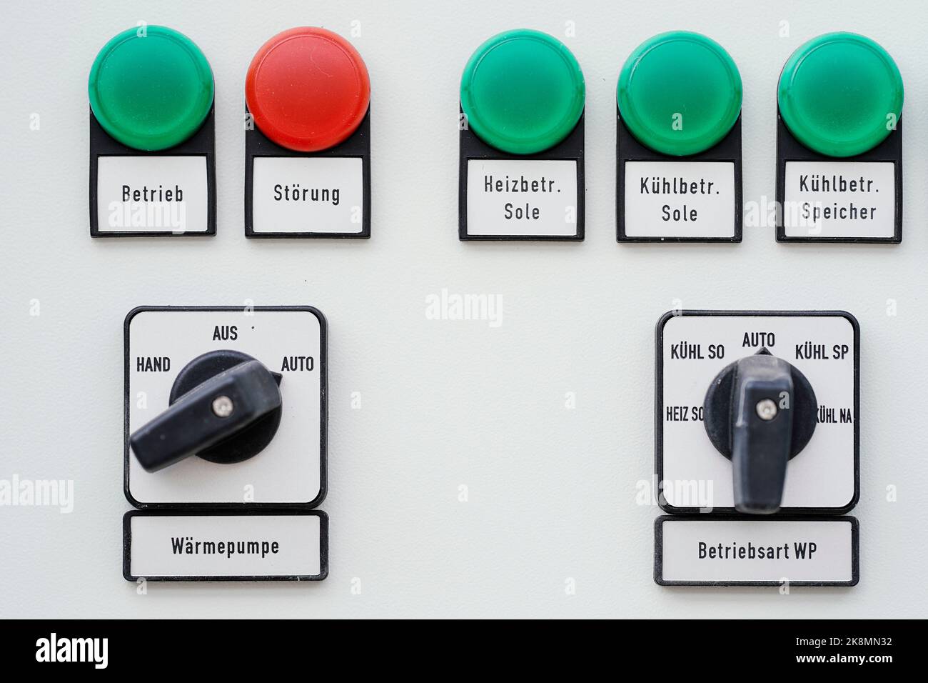 Heidelberg, Germany. 20th Oct, 2022. On the measuring control unit of a ...