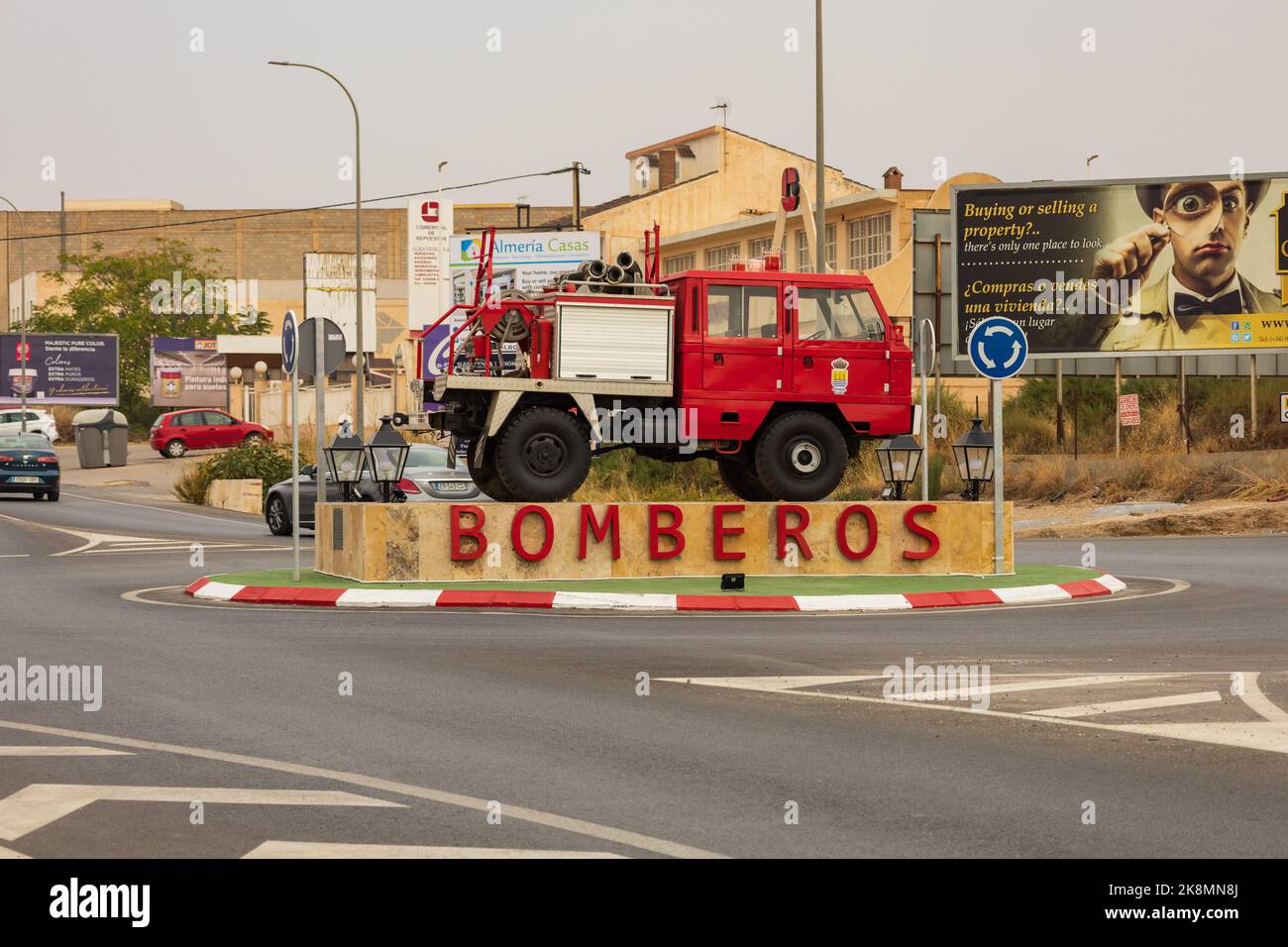Decorative Roundabouts in Albox, Almanzora Valley, Almeria province ...