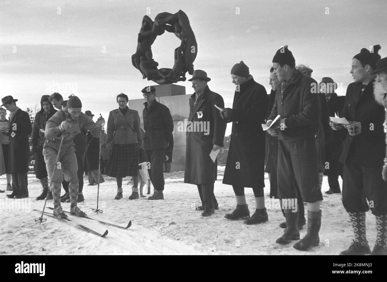 Oslo January 10, 1954. The monolite race is arranged for the first time ...