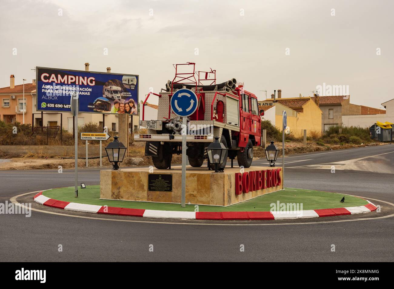 Decorative Roundabouts in Albox, Almanzora Valley, Almeria province ...