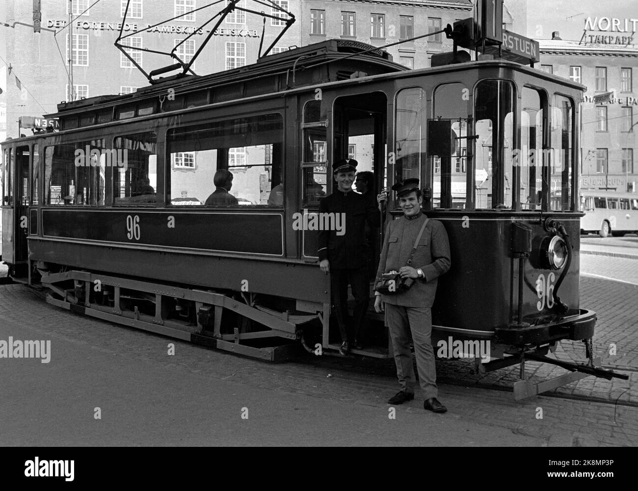 Oslo 19700906 old tram tram photographed at majorstuen photo hi-res ...