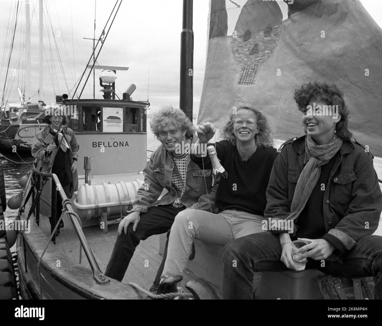 Oslo 19870618. The "Keep the Food Law" campaign is presented in Oslo ...