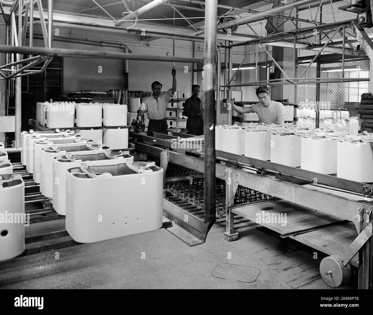 Oslo 19530314. The Emameter at Hasle was the first Norwegian factory ...