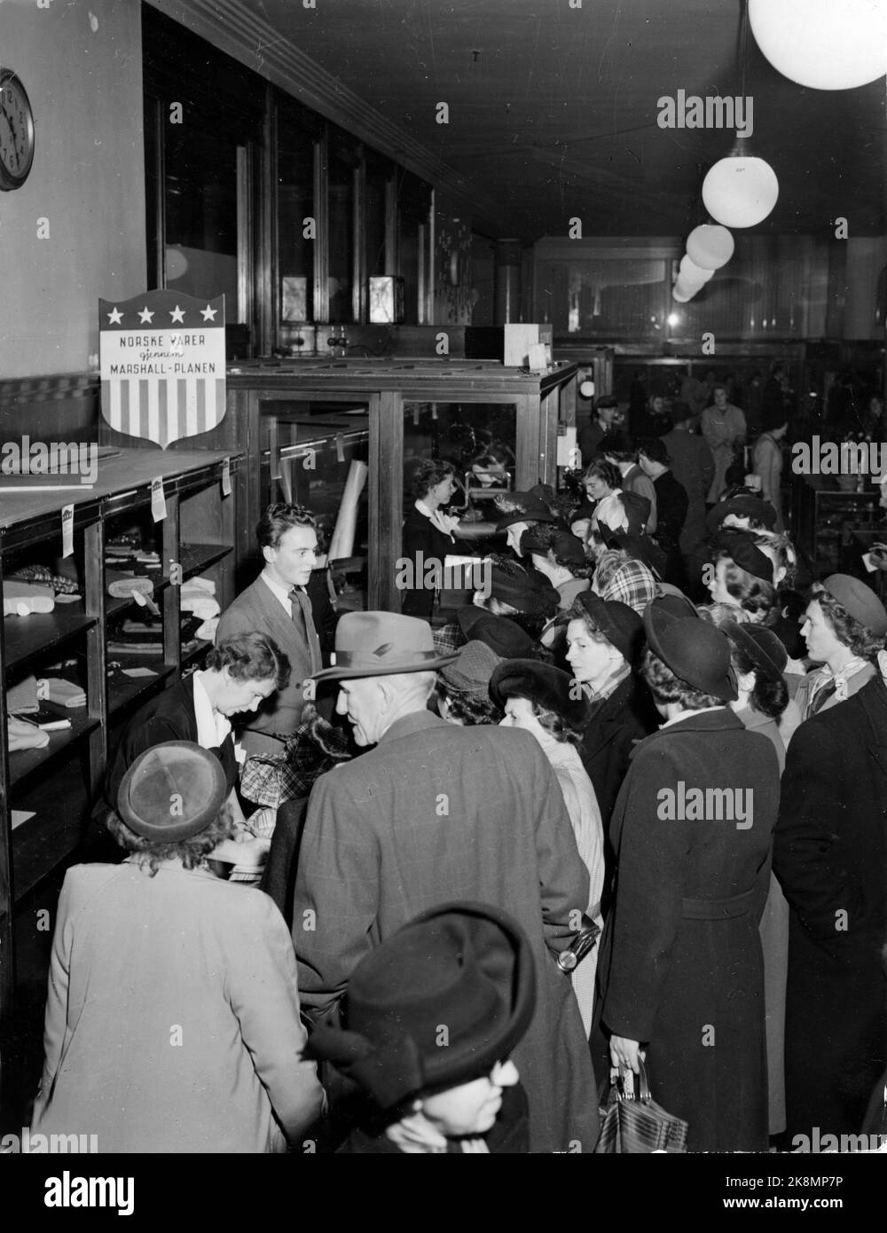 Norwegian goods through the marshall plan hi-res stock photography and ...