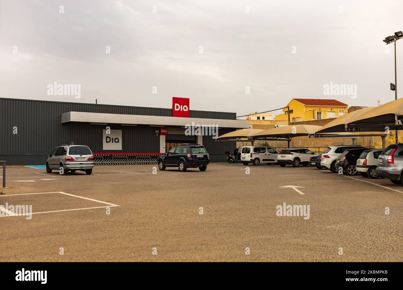 Dia Supermarket in Albox, Almanzora Valley, Almeria province, Andalusia ...