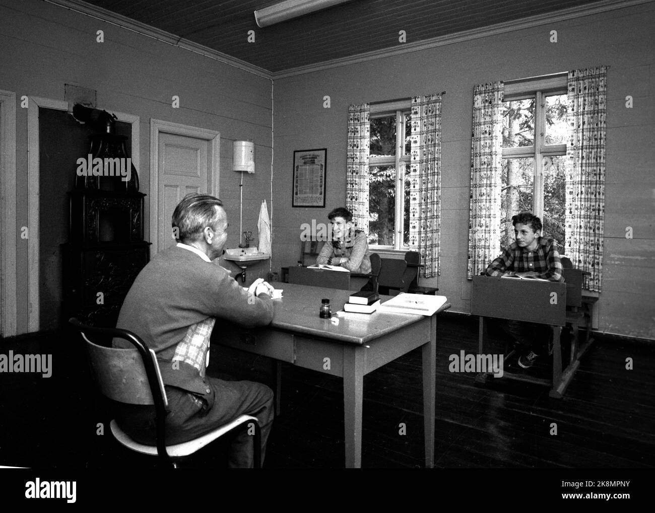 Bagnstrond at Ulvik in Hardanger, May 1961 Bagne school is Norway's ...