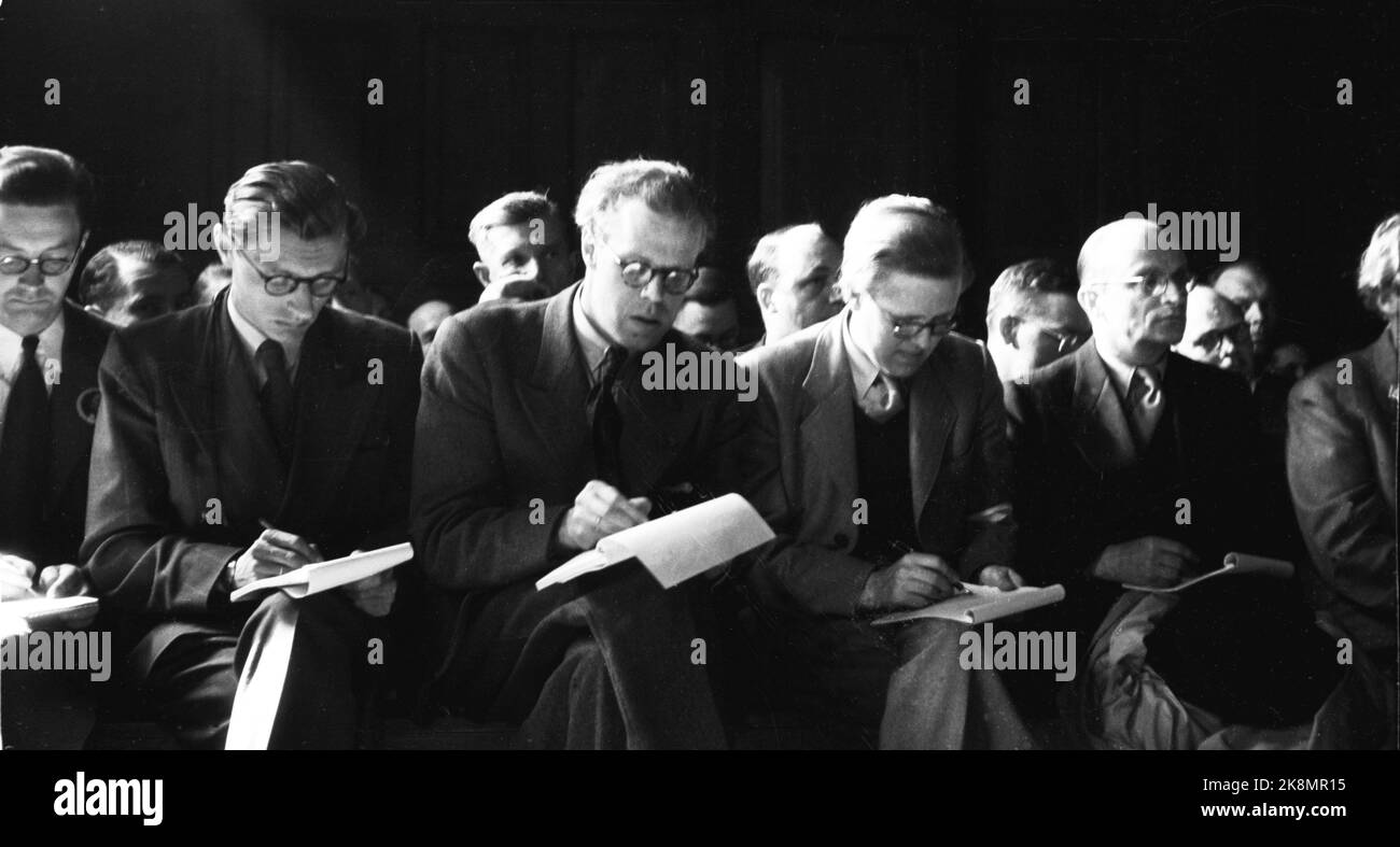Oslo 19450526. The Landssvik case against Vidkun Quisling, which ...