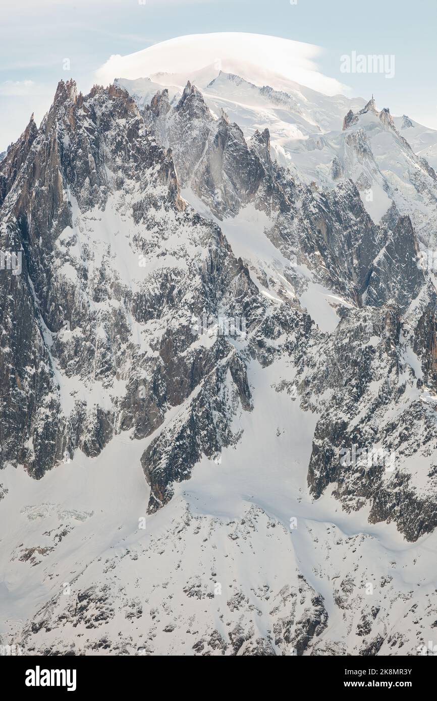 View from Grands Montets, Chamonix, France Stock Photo - Alamy