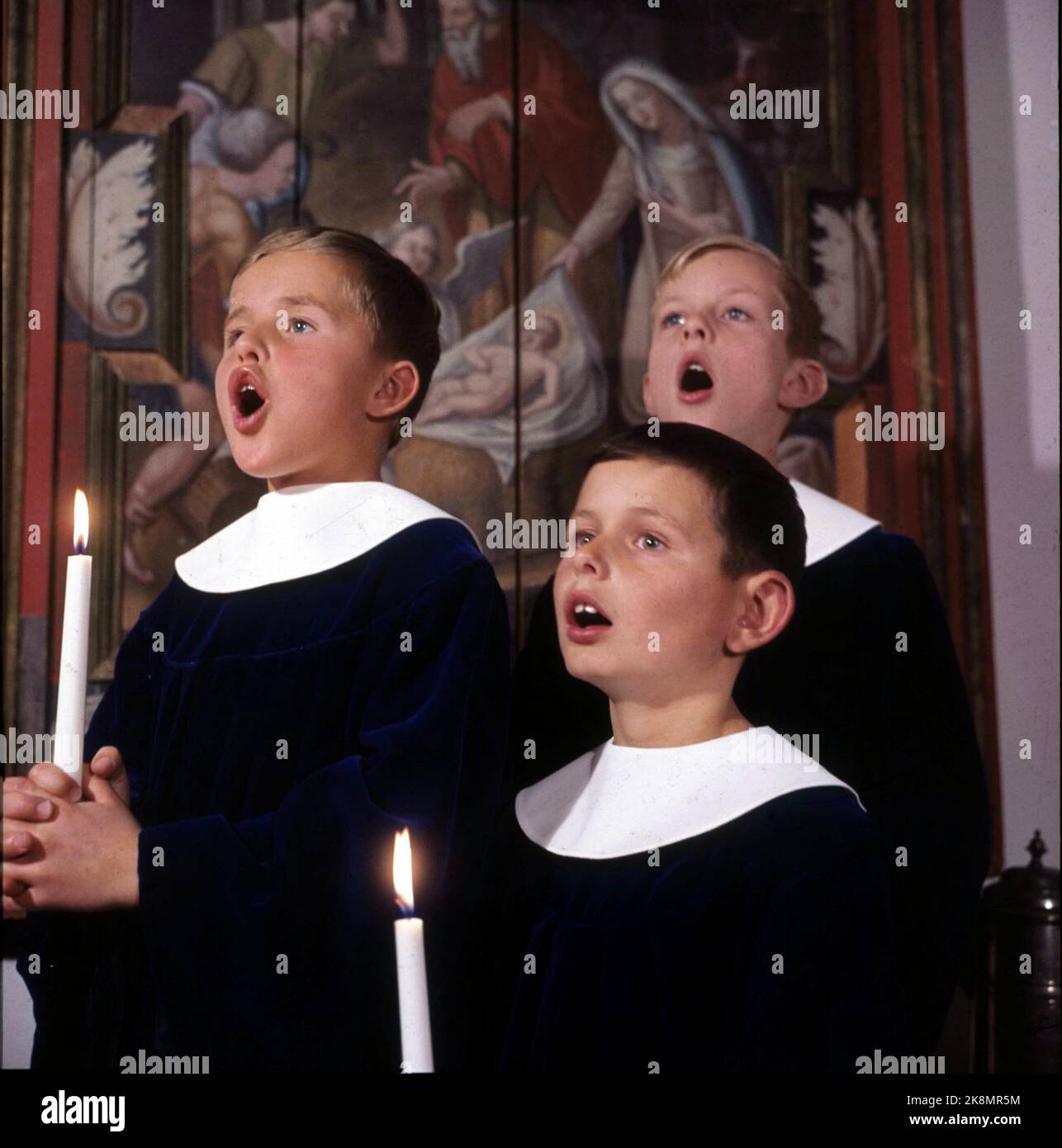 Oslo Nov.1965. The St. John boys sing Christmas in. Christmas. Photo ...