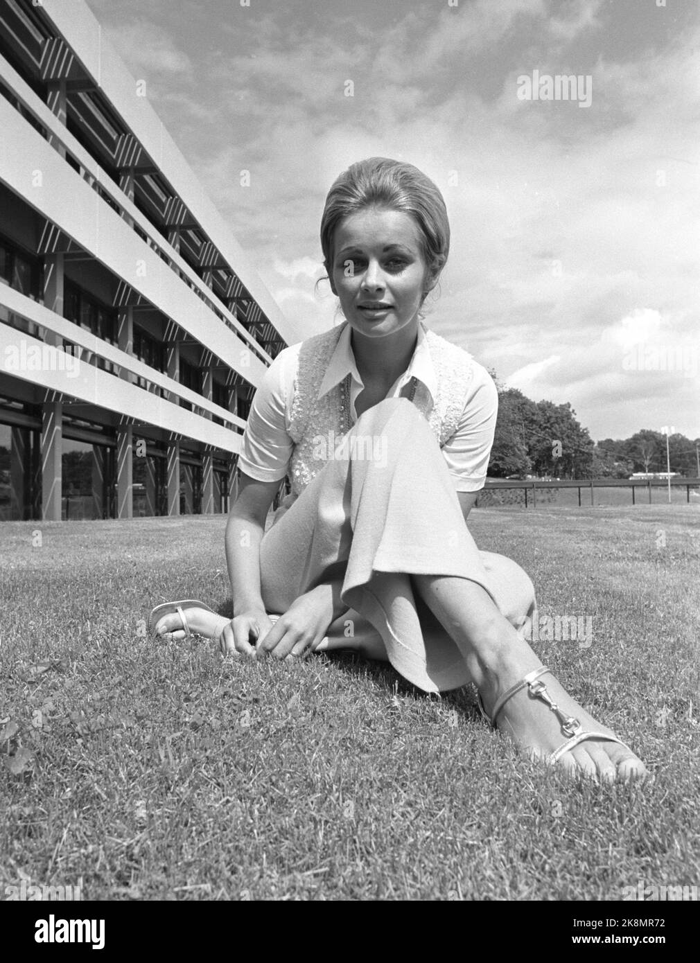 Oslo July 19, 1969. Sissel Benneche Osvold is the program director in ...