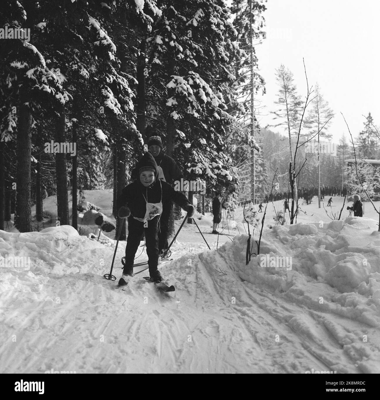 Oslo January 21, 1967. Ski runners from the decided world -elite showed ...