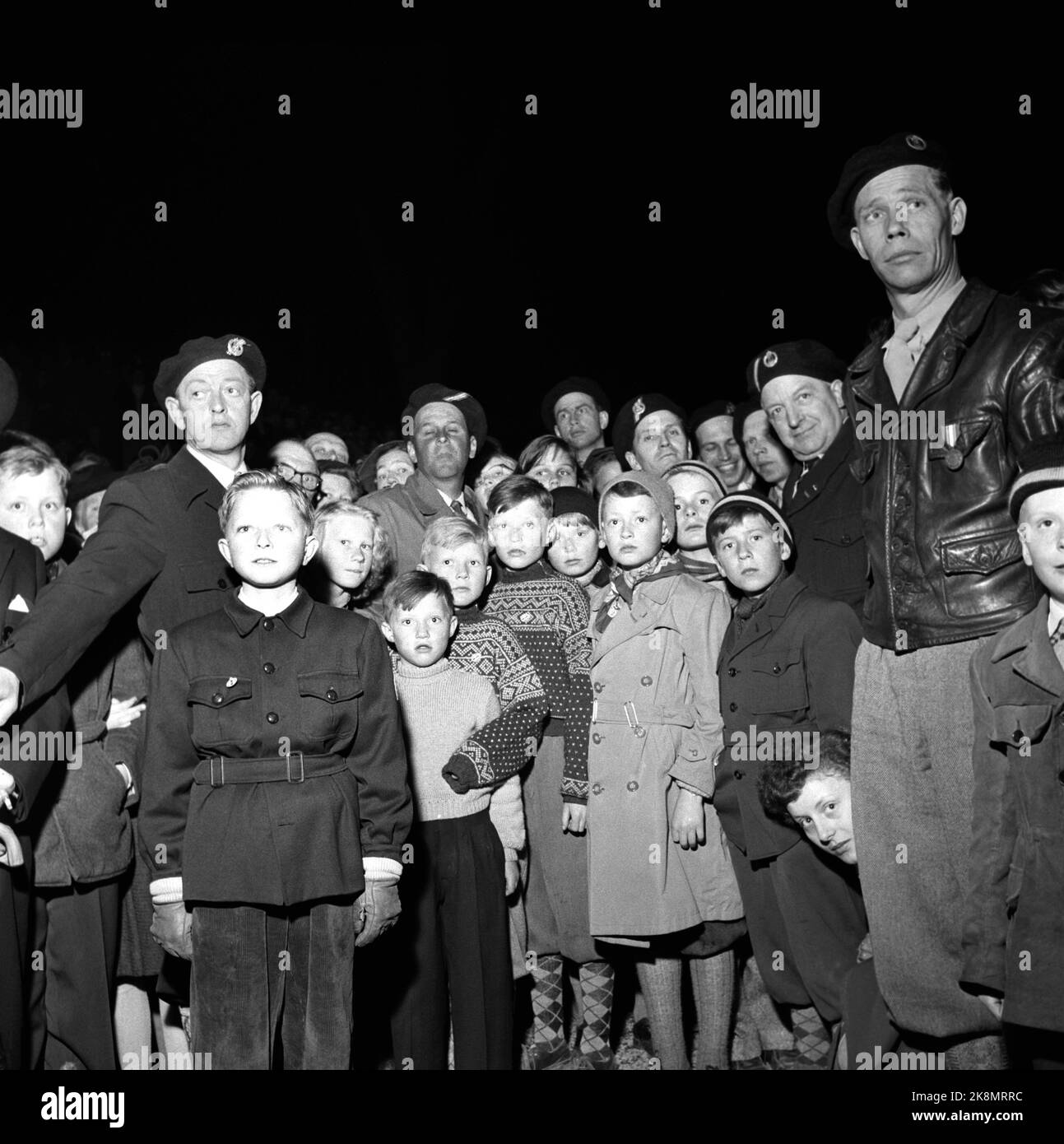 Oslo 195507. The 10th anniversary of the liberation of Norway. The ...