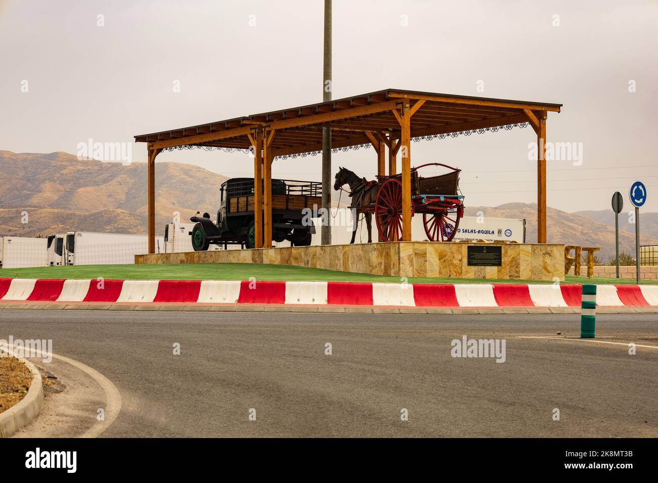 Decorative Roundabouts in Albox, Almanzora Valley, Almeria province ...