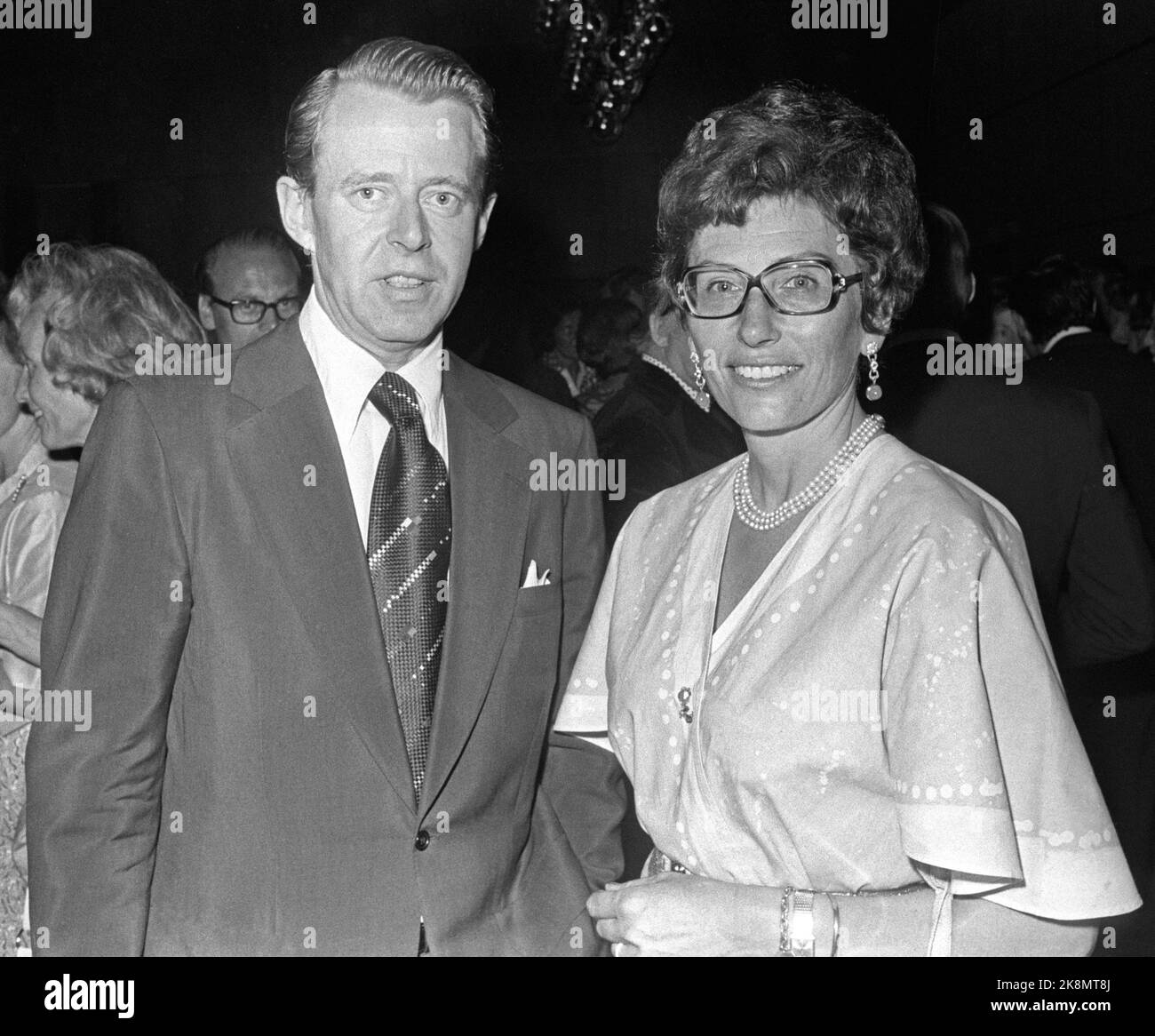 1975 here princess astrid mrs ferner and her husband hi-res stock ...