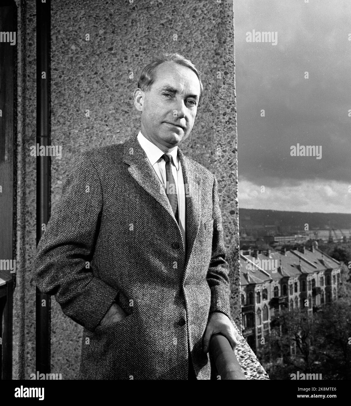 Oslo 19641008 director johan b holte of norsk hydro hi-res stock ...