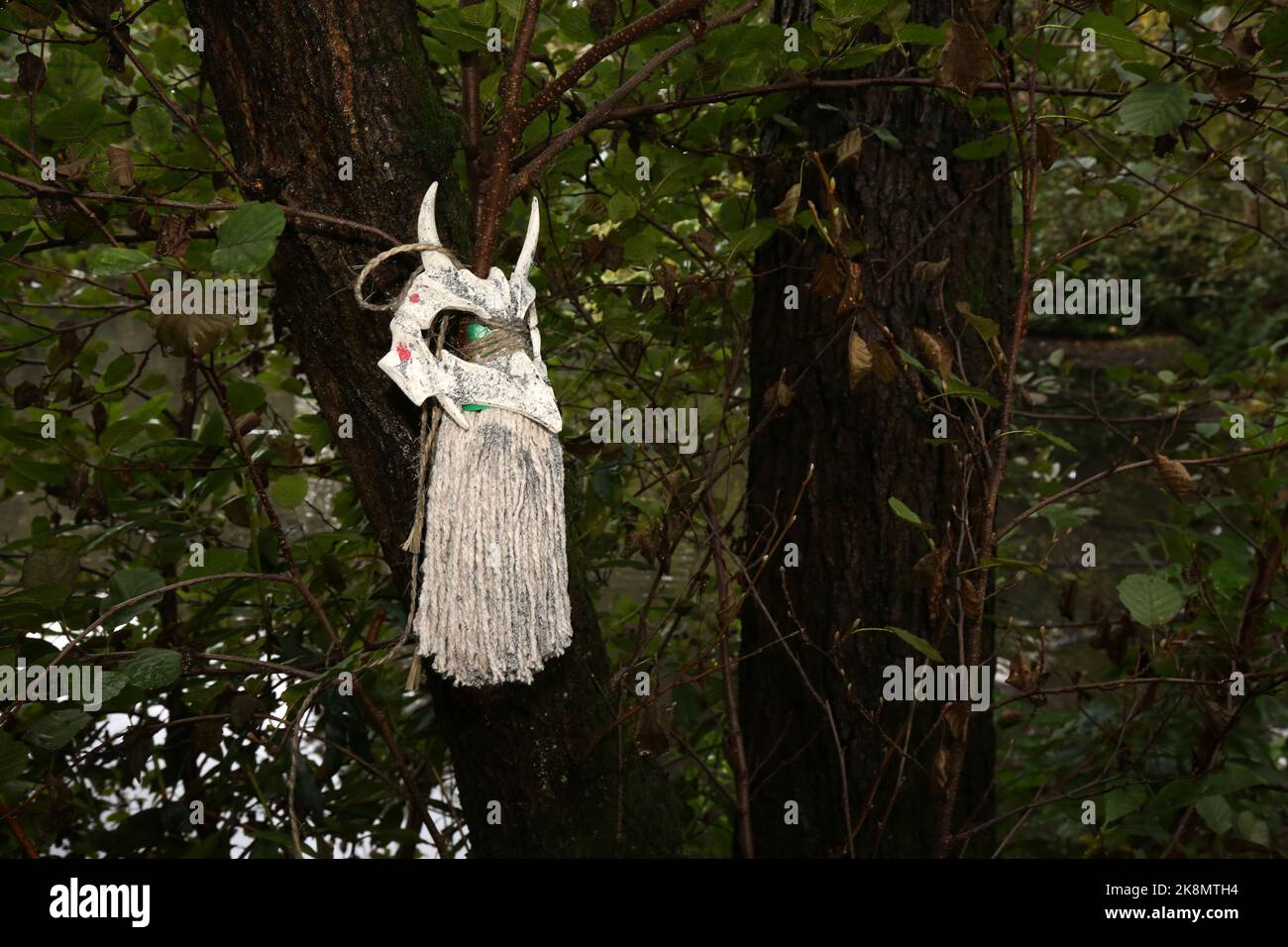 Rozelle Park, Ayr, Ayrshire, Scotland, UK. As part of the Halloween ...