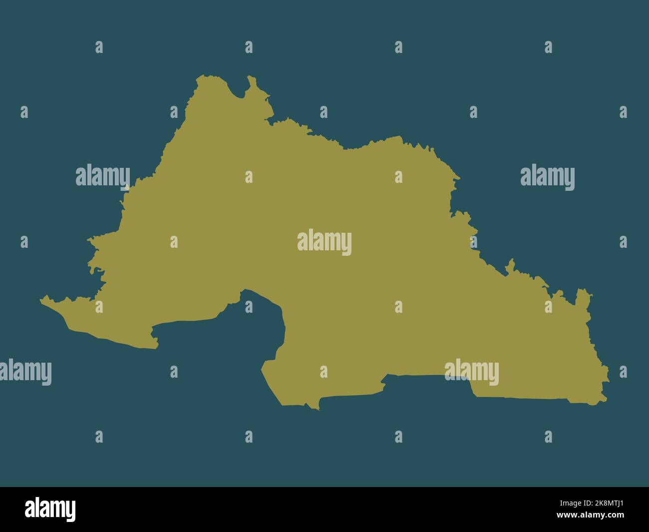 Grand Gedeh, county of Liberia. Solid color shape Stock Photo - Alamy