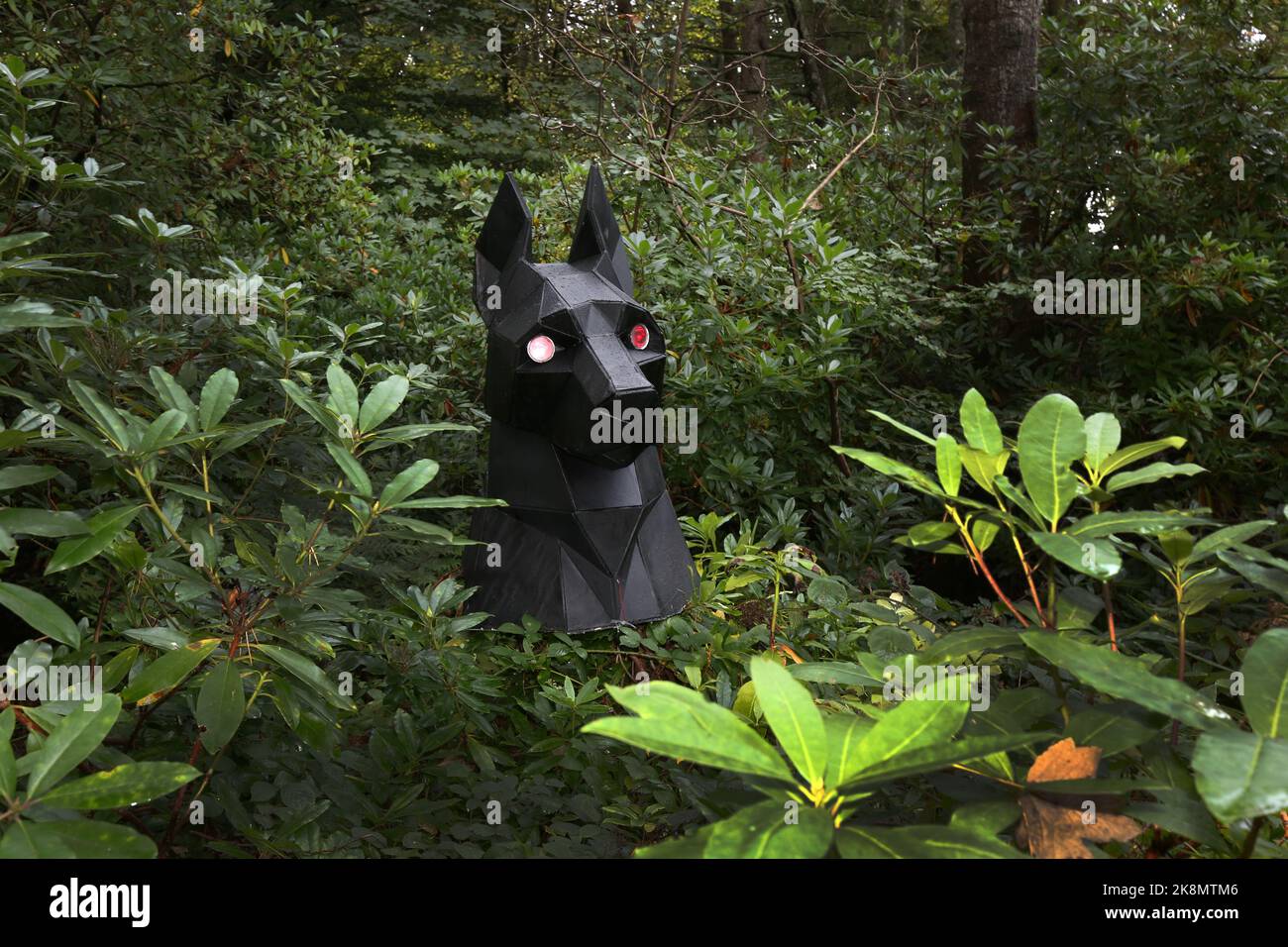 Rozelle Park, Ayr, Ayrshire, Scotland, UK. As part of the Halloween ...