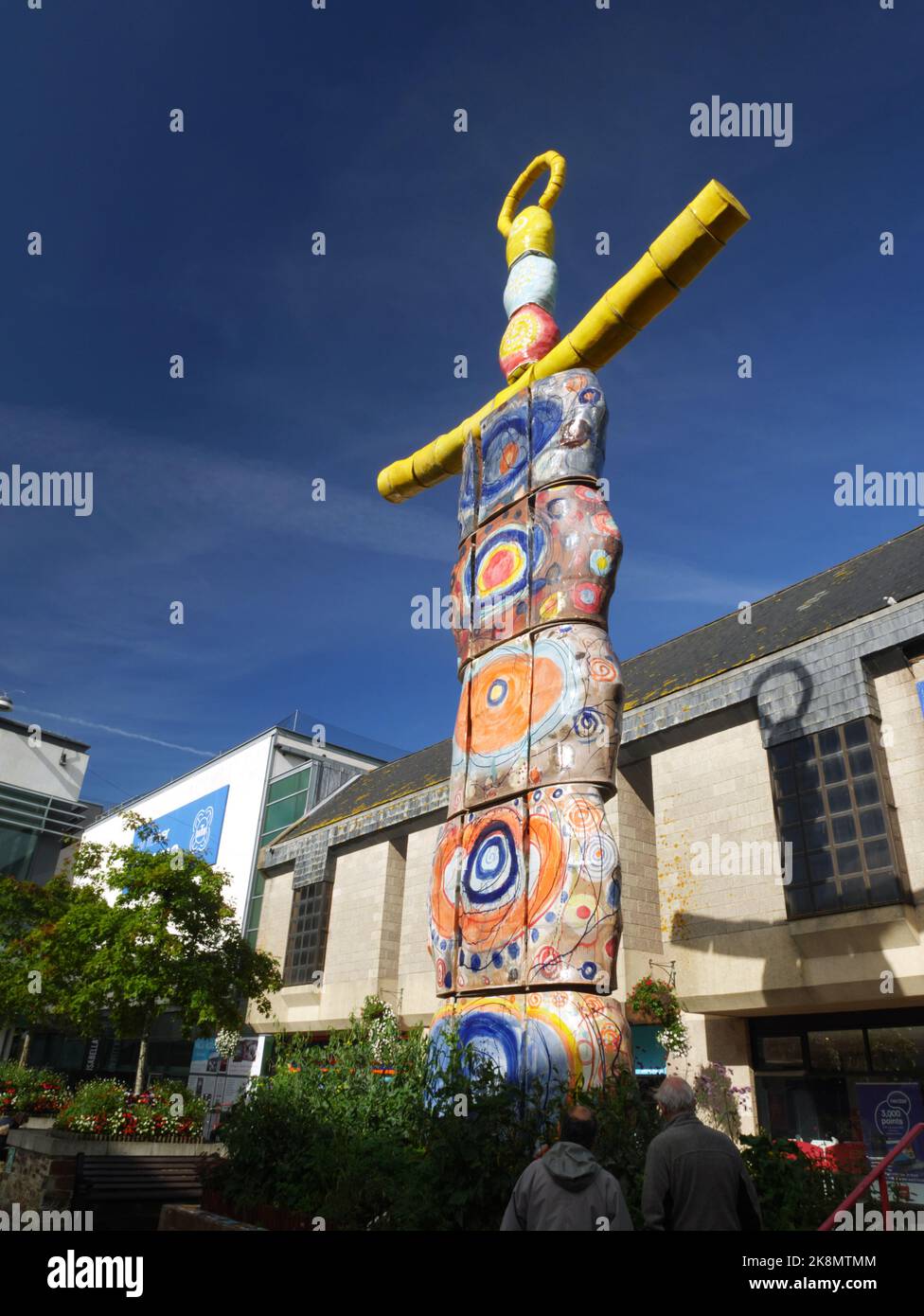 "Earth Goddess" scuplture, St Austell, Cornwall. By Sandy Brown, it is ...