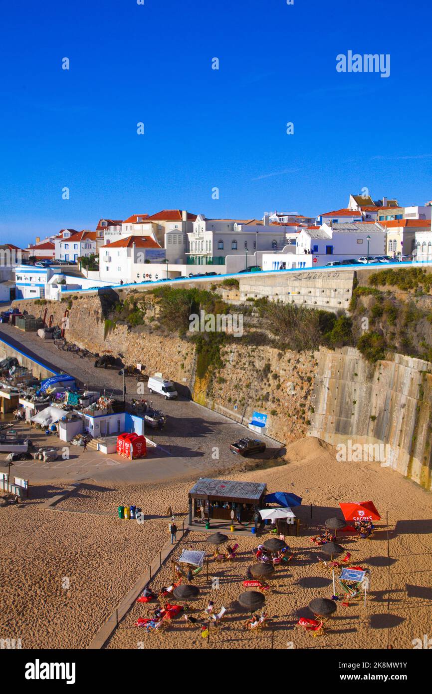 Portugal, Ericeira, fishing village, beach Stock Photo - Alamy