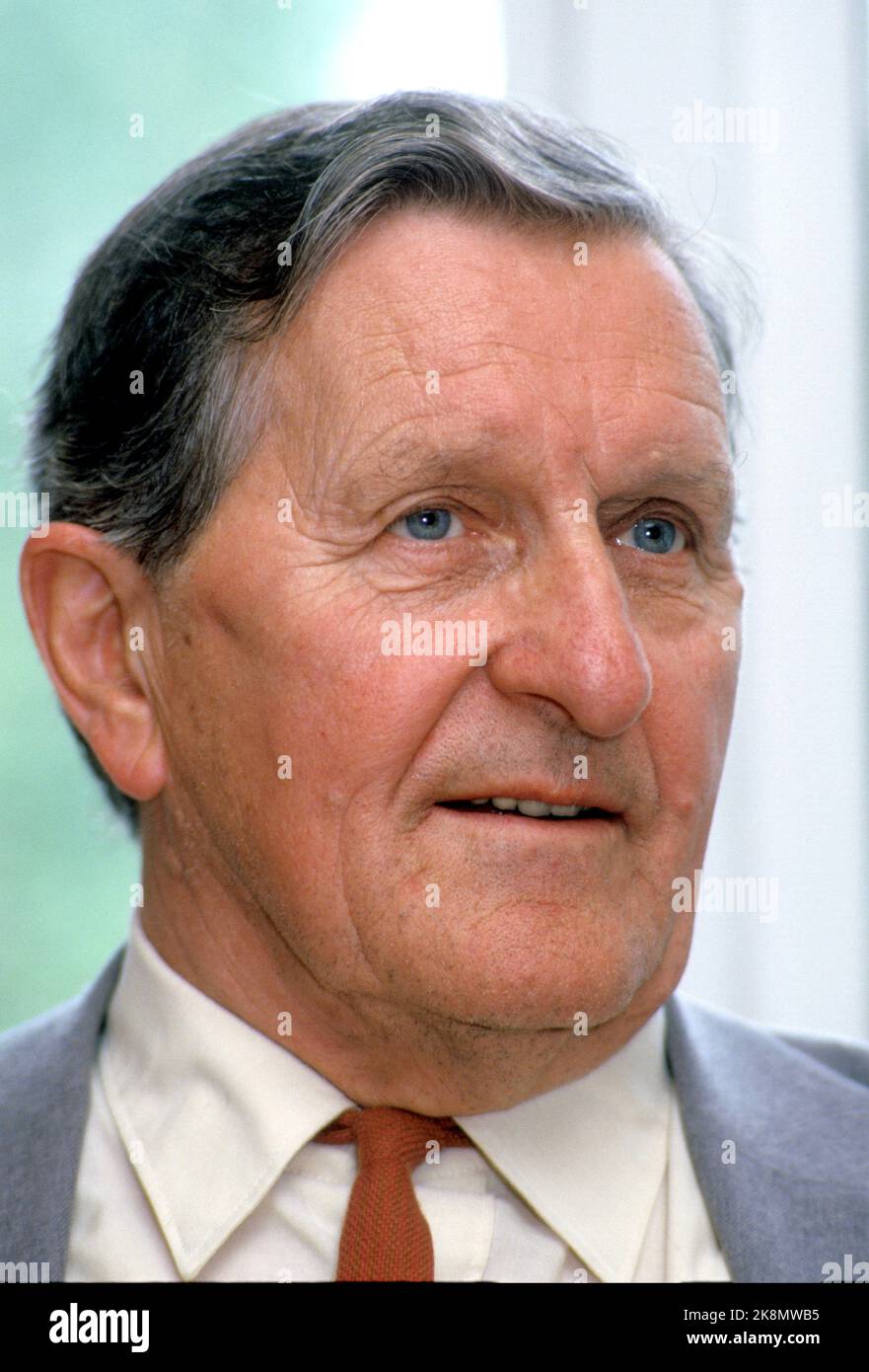 Oslo 19870528 portrait of actor jack fjeldstad photo hi-res stock ...