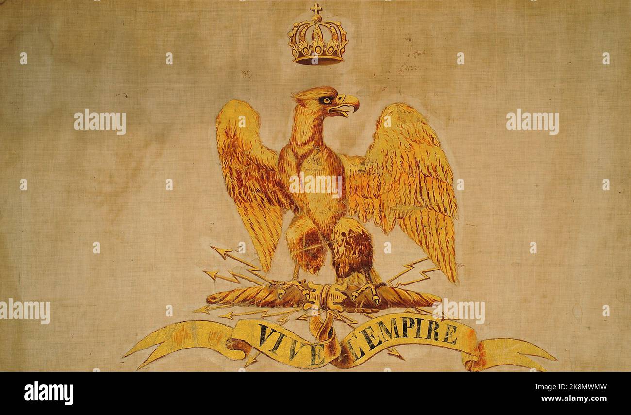 Vive l'Empire (Long live the Empire), symbol of the First French Empire ...