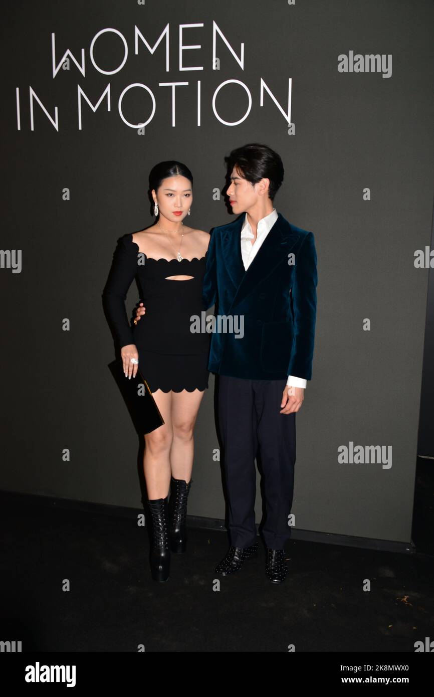 The Chinese duo Aha Lolo: Meng Zhang and Pablo Zhang Photocall of the ...