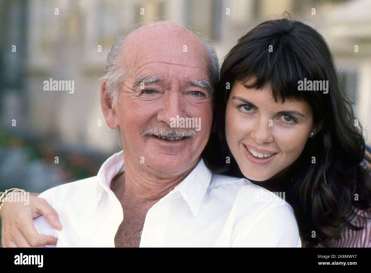 Eddie Barclay with his wife Caroline at the Deauville American Film ...