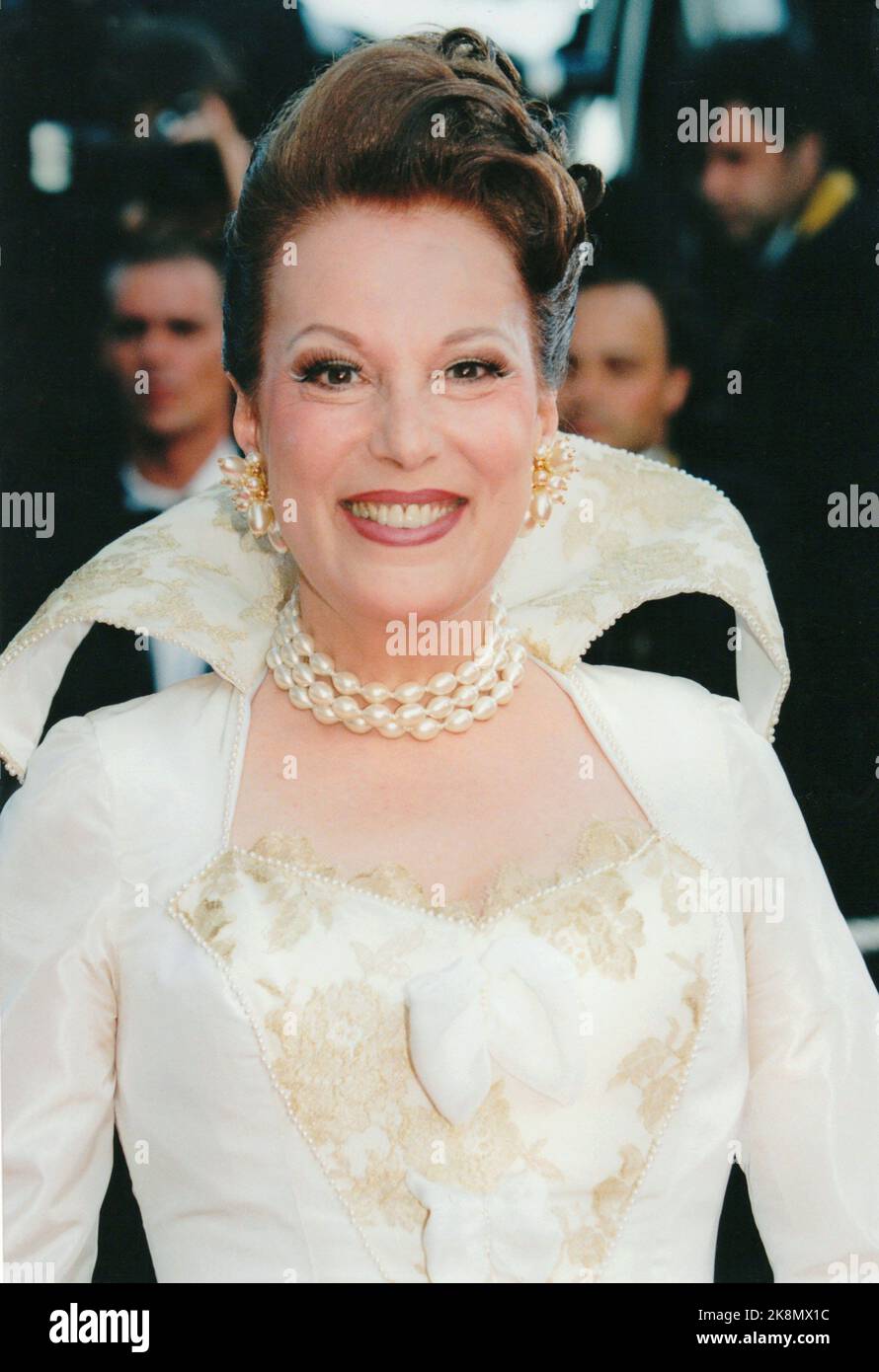 Portrait of French actress Bernadette Lafont at the closing ceremony of ...