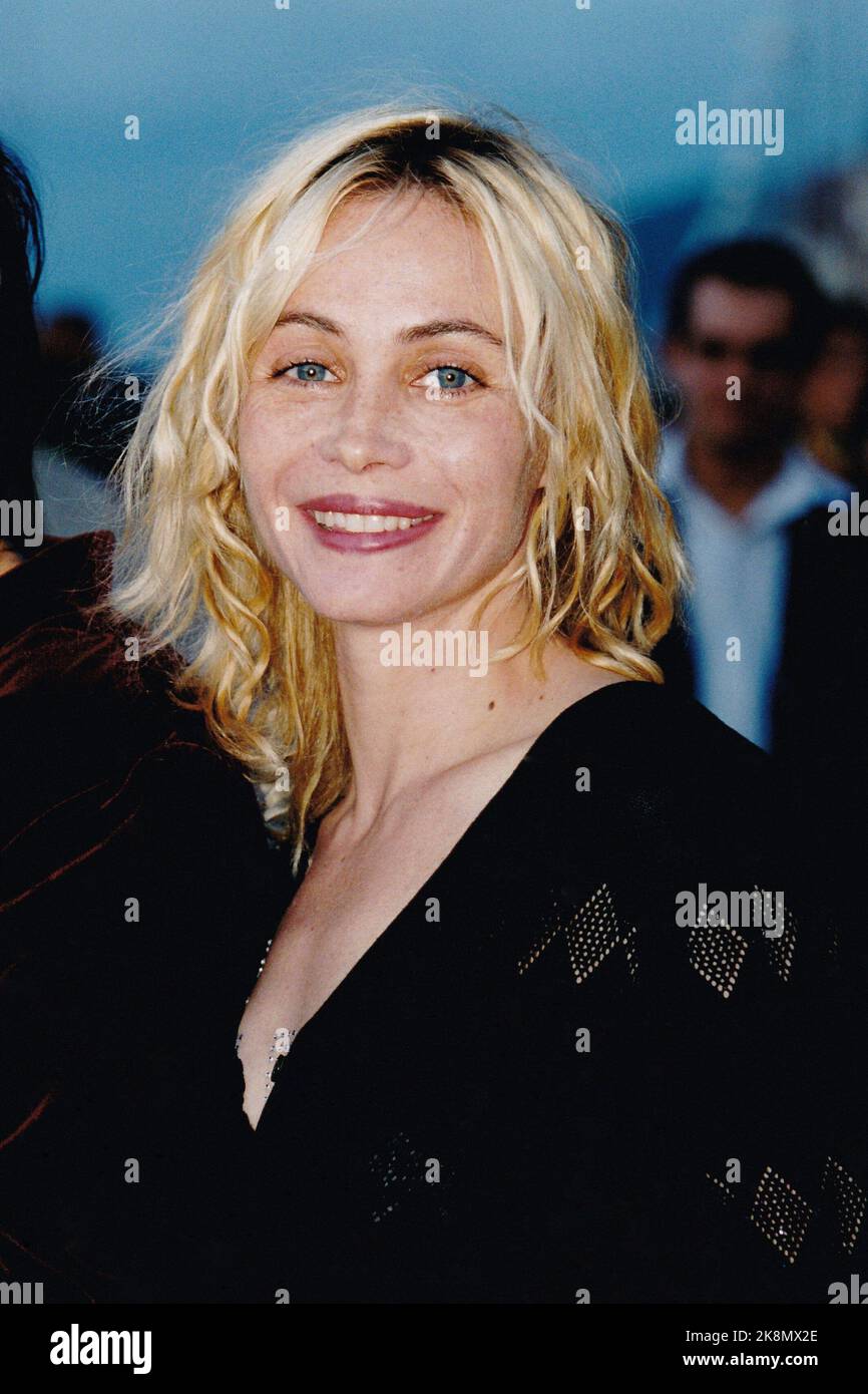 Emmanuelle Béart. Cabourg Film Festival, June 2001 Stock Photo - Alamy