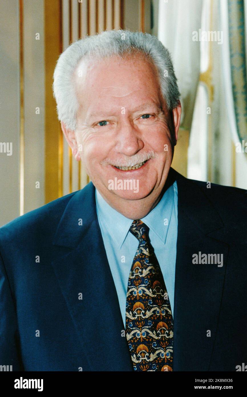Pierre Bellemare. Producer and TV host. 1995 Stock Photo - Alamy