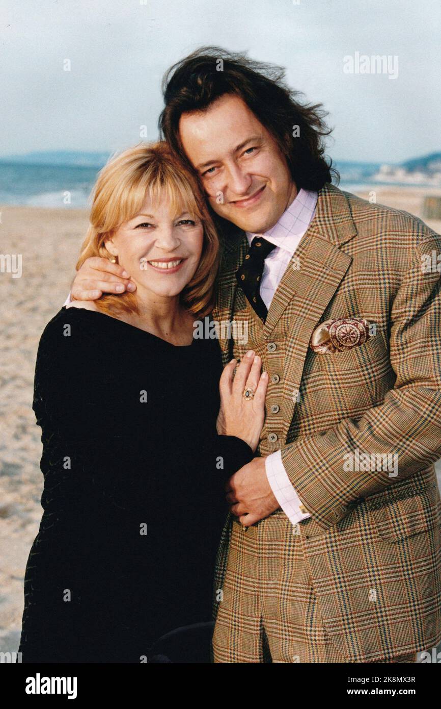 Nicoletta and her partner Jean-Christophe Molinier. Cabourg Film ...