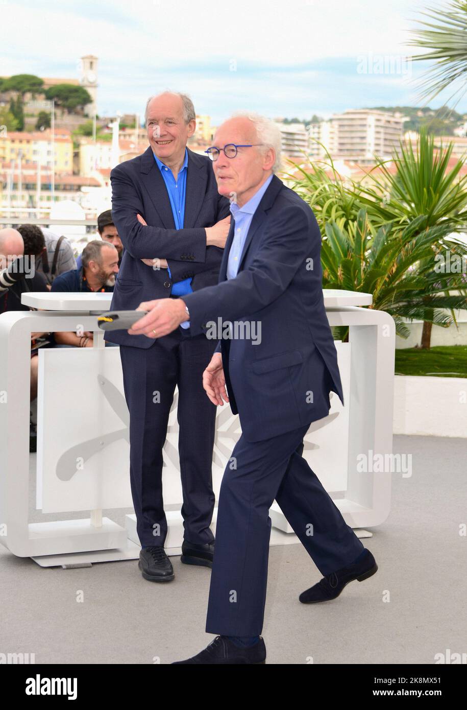 Luc Dardenne, Jean-Pierre Dardenne Photocall of the film 'Tori et ...