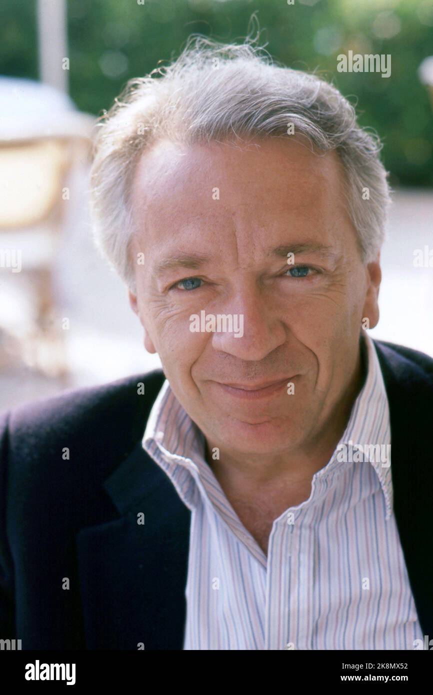 Jean-Pierre Cassel, French actor, during the 1992 Cannes Film Festival ...