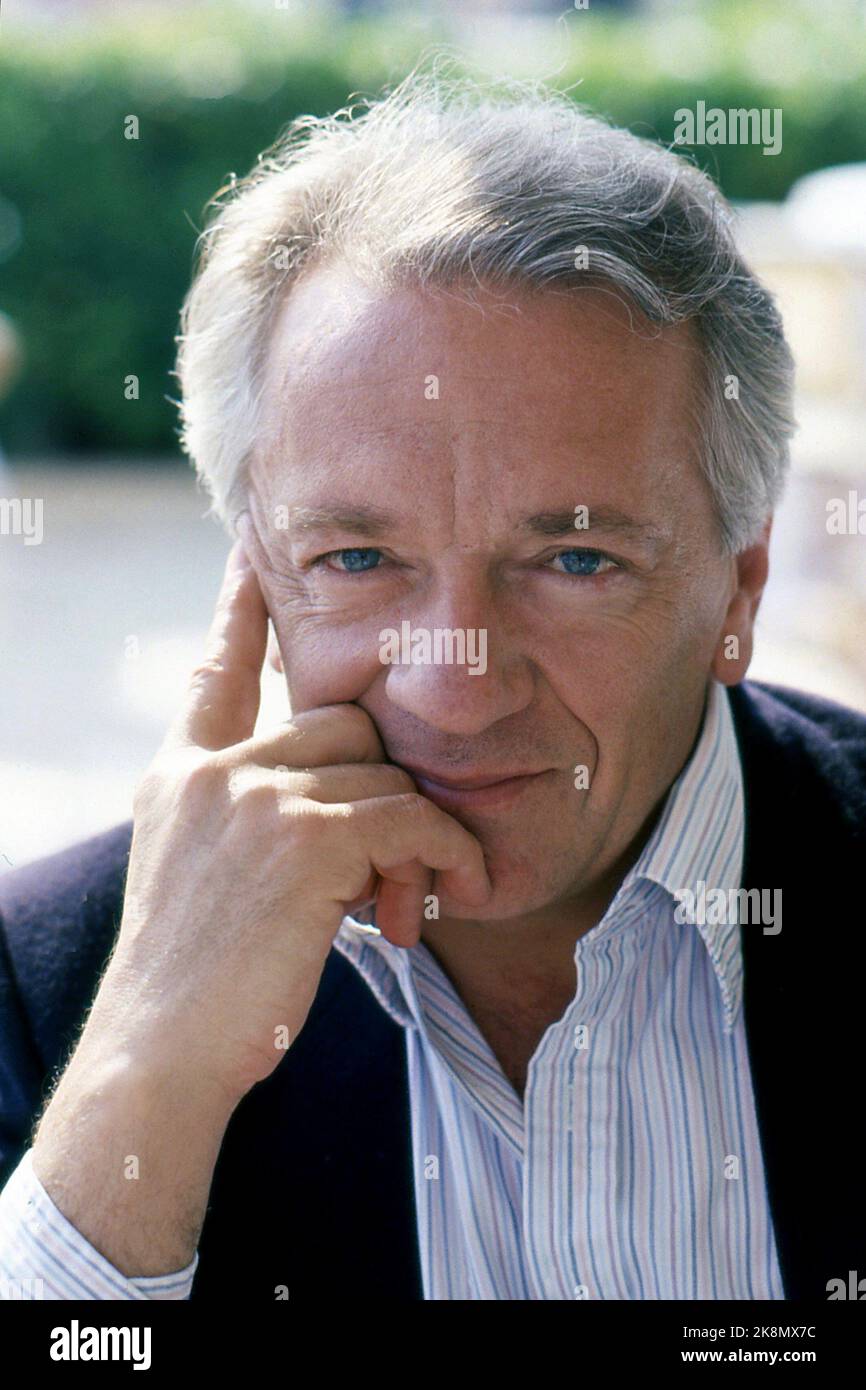 Jean-Pierre Cassel, French actor, during the 1992 Cannes Film Festival ...