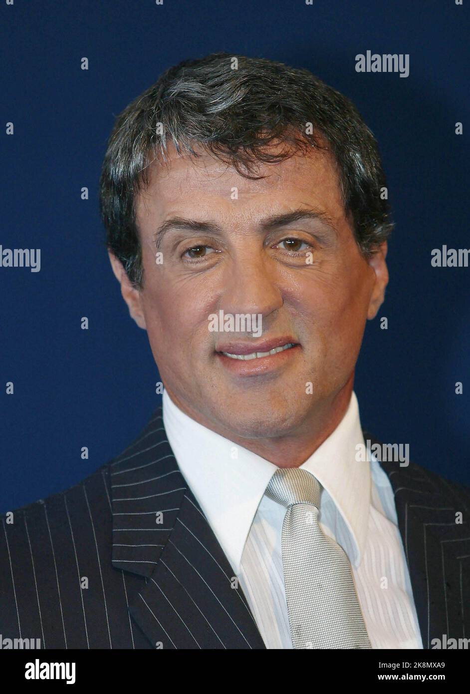 Portrait of American actor Sylvester Stallone at the Deauville American ...