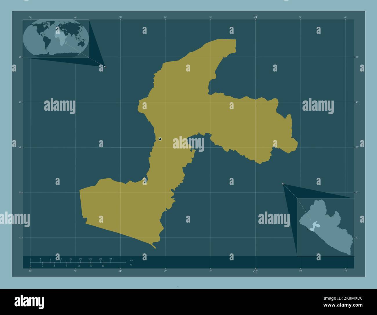 Maps of liberia hi-res stock photography and images - Alamy