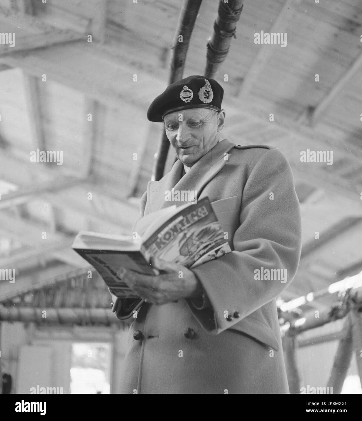 Bygdøy 19500313. General Bernard Law Montgomery, who is commander -in ...