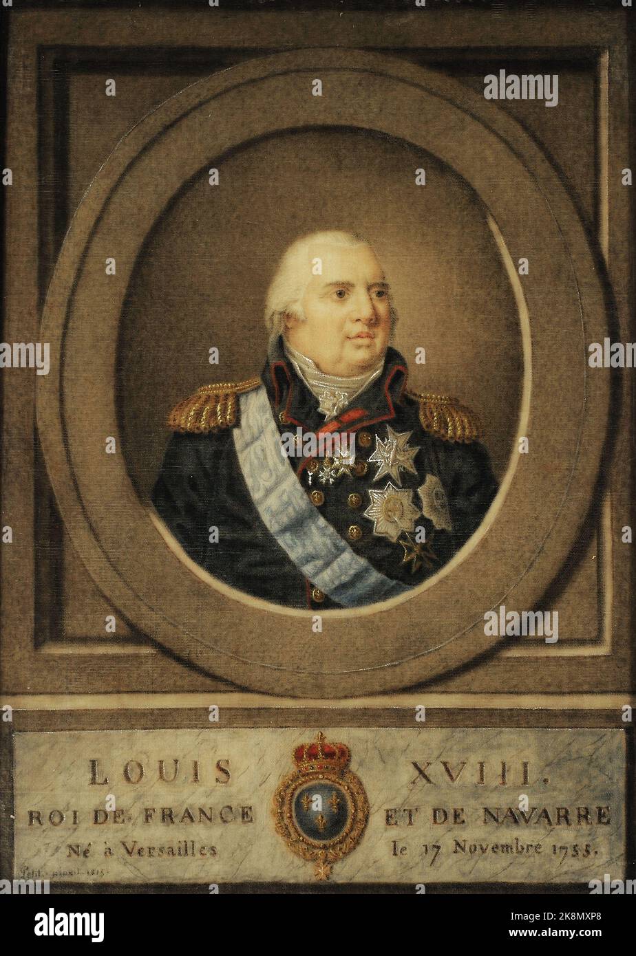 Baron Gérard French school Louis XVIII wearing the sash of the Order of ...