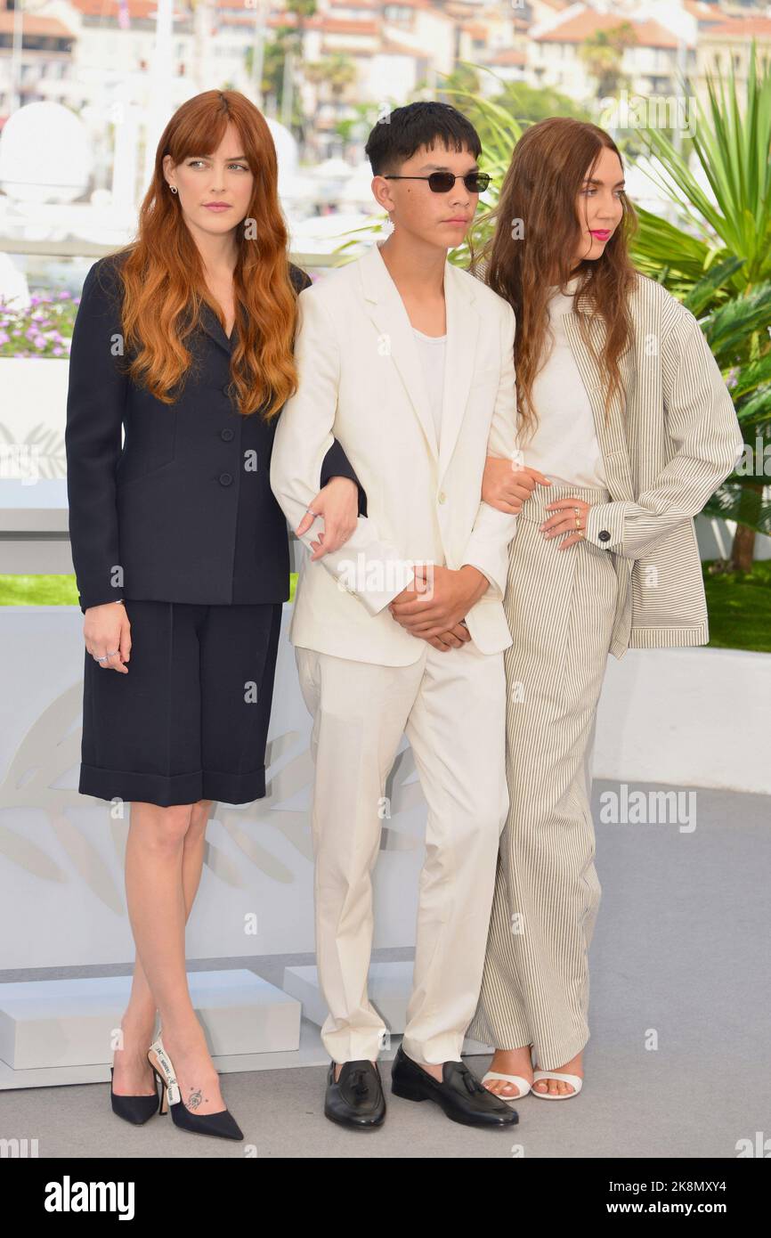 Riley Keough, Ladainian Crazy Thunder, Gina Gammell Photocall of the ...