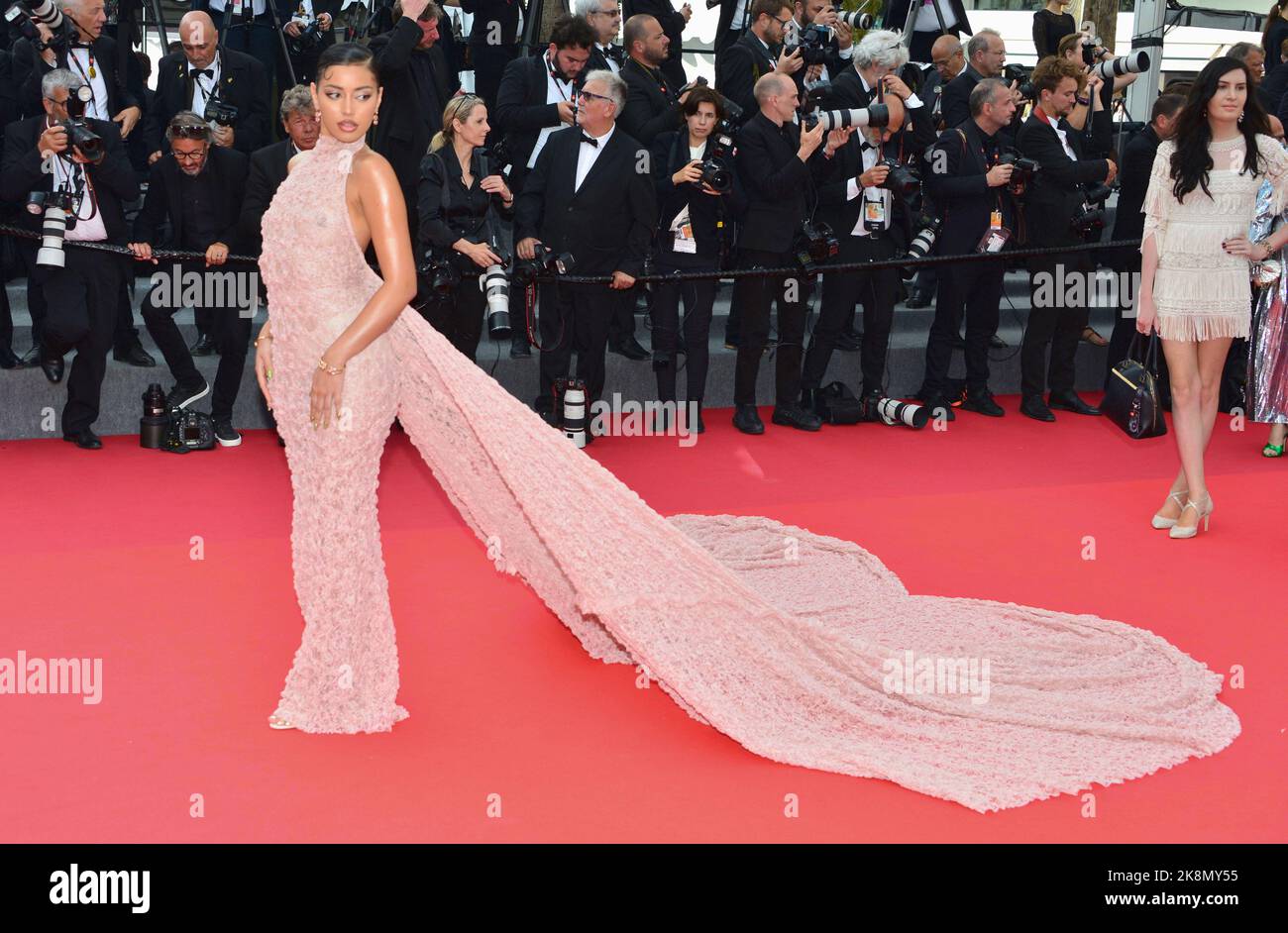 Cindy Kimberly (dress by Eman Alajlan) 75th anniversary celebration ...