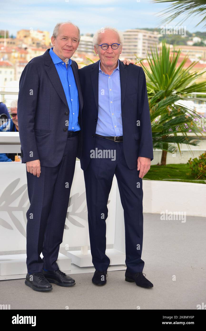 Luc Dardenne, Jean-Pierre Dardenne Photocall of the film 'Tori et ...