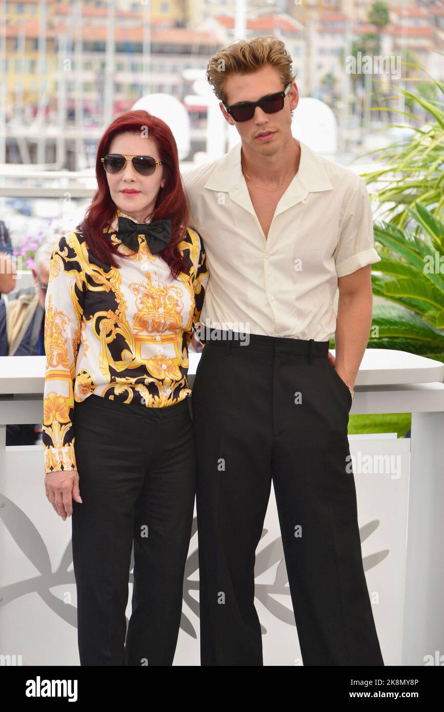 Priscilla Presley, Austin Butler Photocall of the film 'Elvis' 75th ...